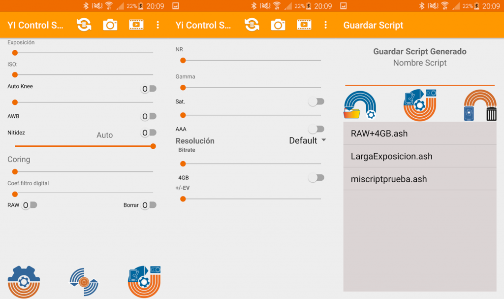 Yi Control Script Pro | La app que potencia tu Yi Action | En Clave ...