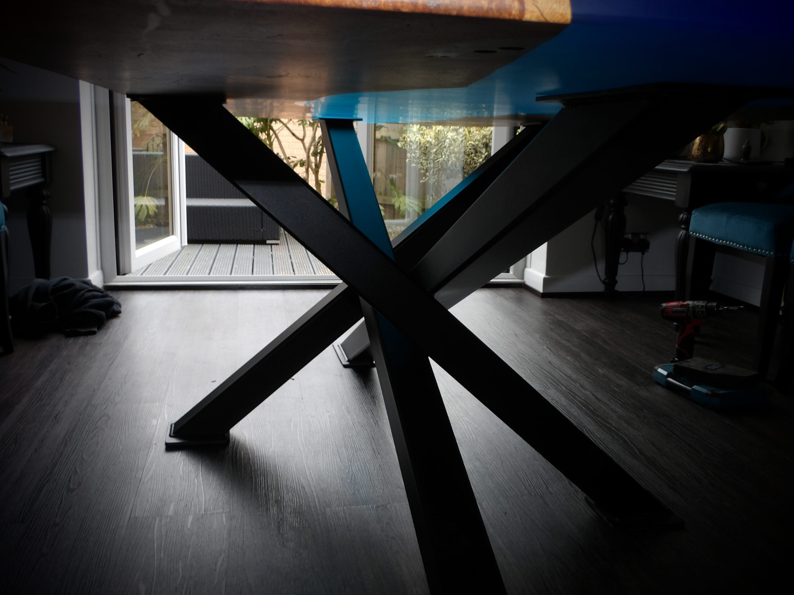 Blue River Dining Table - Epoxy Tables