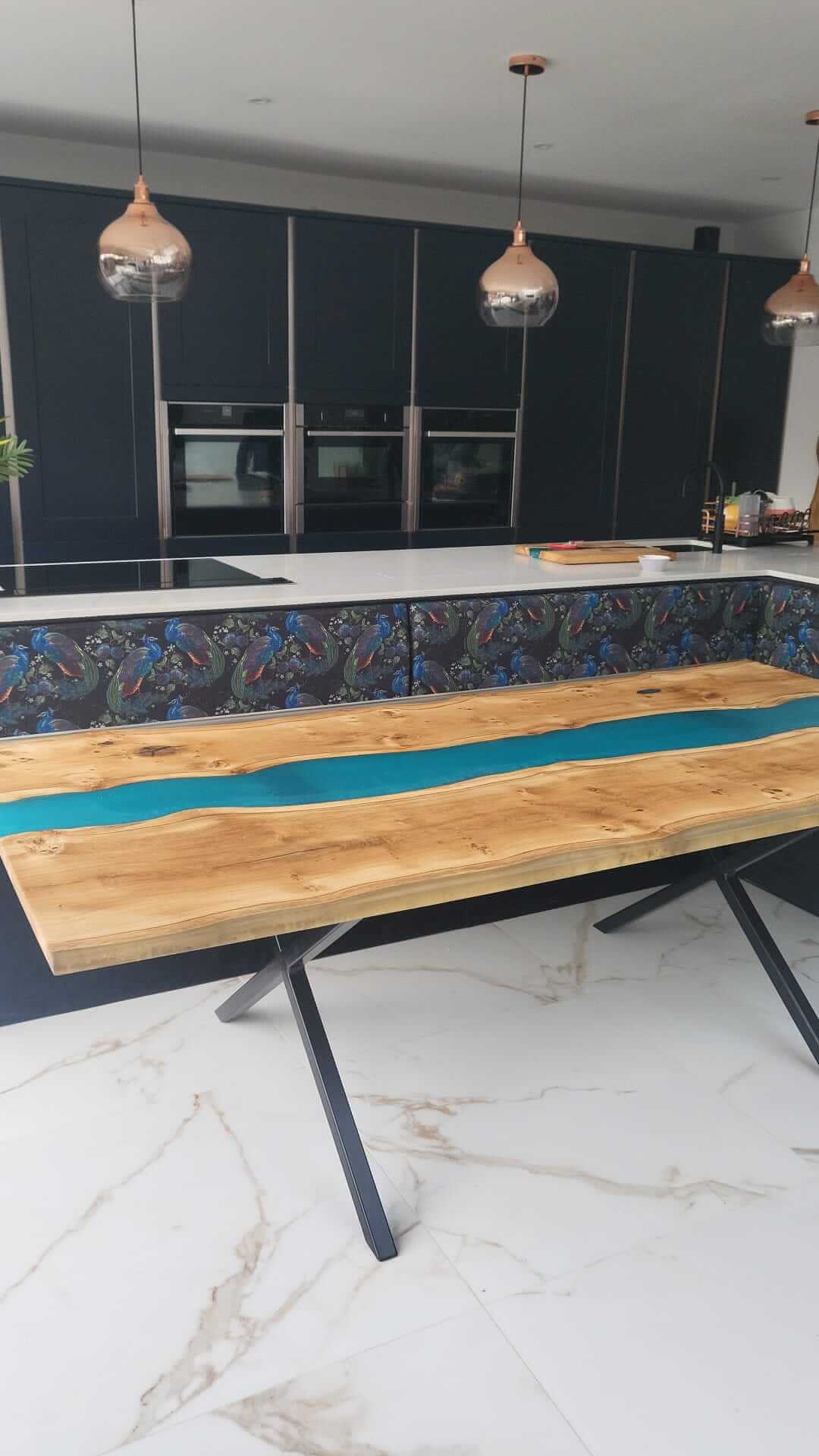 Blue River table by Blue River Table - Epoxy Tables