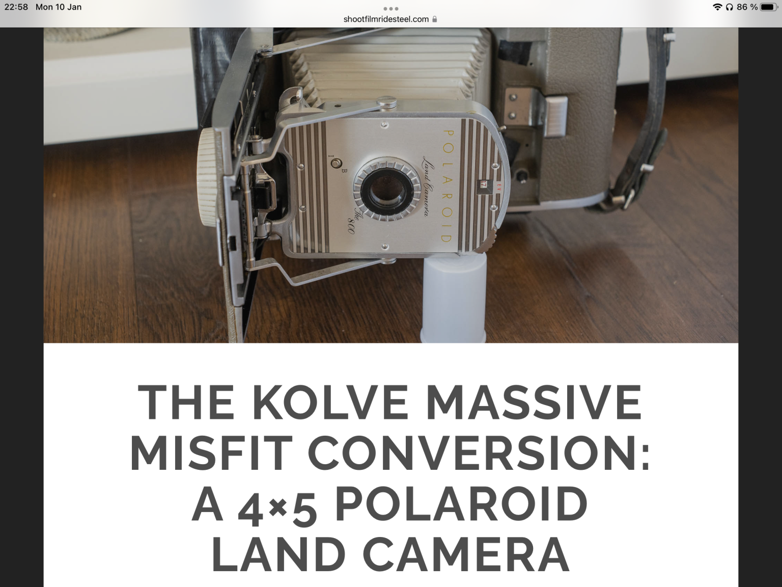 THE KOLVE MASSIVE MISFIT CONVERSION – Morten's Film and darkroom stuff
