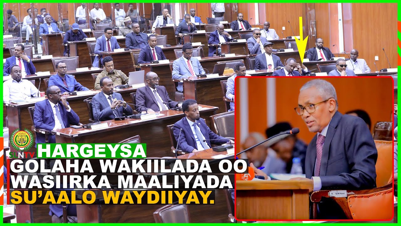 Golaha Wakiilada JSL oo wasiirka wasaaradda Maaliyada Su’aalo odoroska miisan sannadeedka 2023ka ...