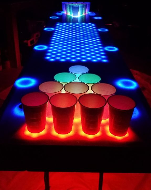 Interactive Led Beer Pong Table