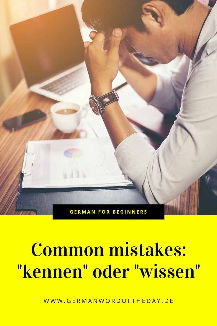 The difference between “kennen” and “wissen” + Worksheet PDF – German ...