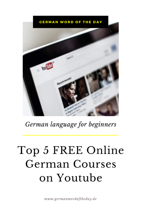 5 FREE Online German Courses For Beginners (A1-A2) On Youtube – German ...