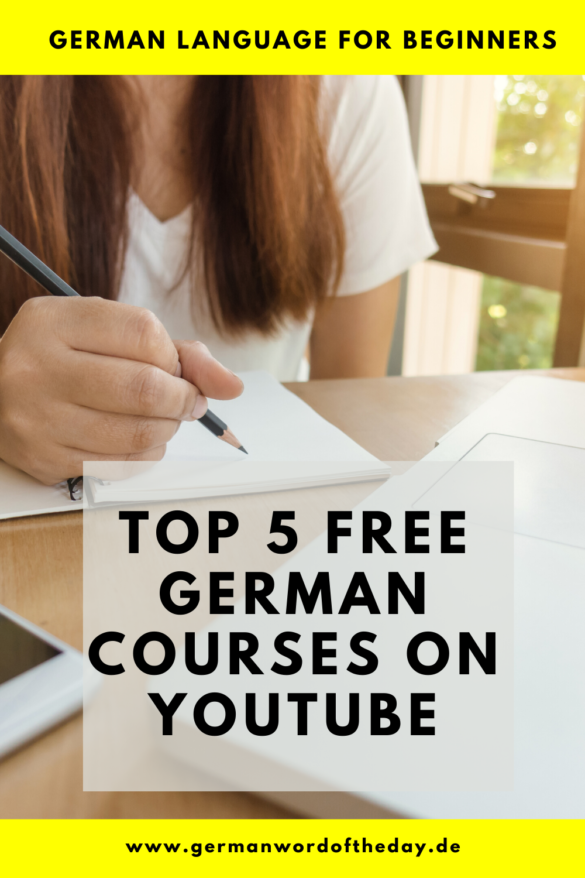 5 FREE Online German Courses For Beginners (A1-A2) On Youtube – German ...
