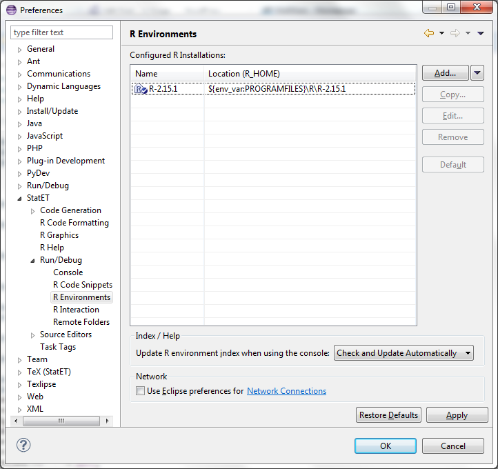 Setting Up Statet And Eclipse In Windows G Forge