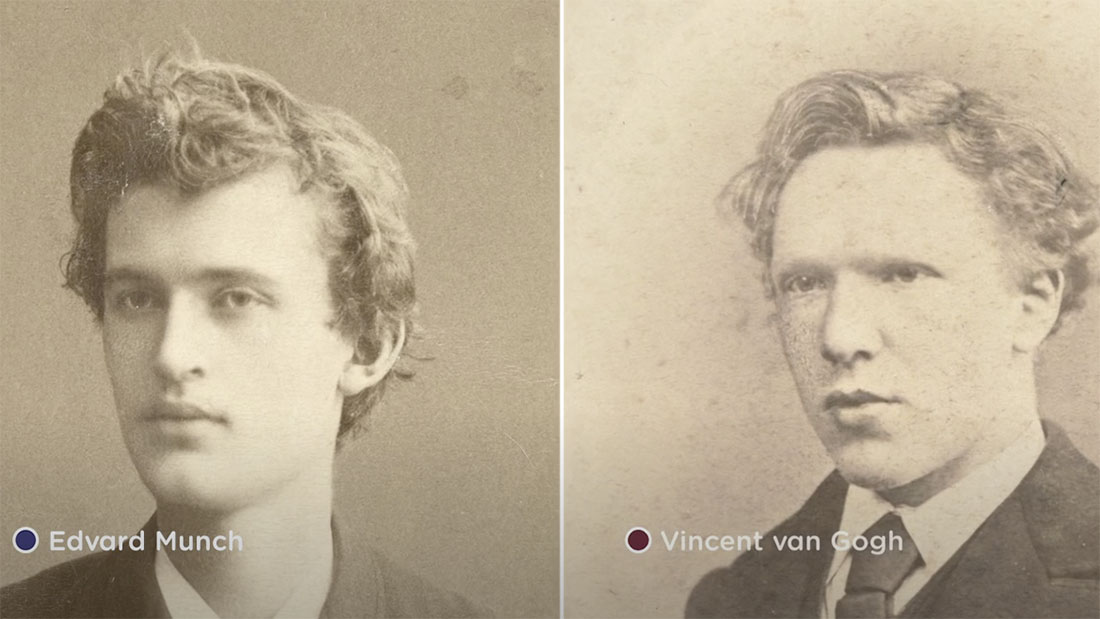 Vincent van Gogh en Edward Munch in 7 minuten - gofoto.nl