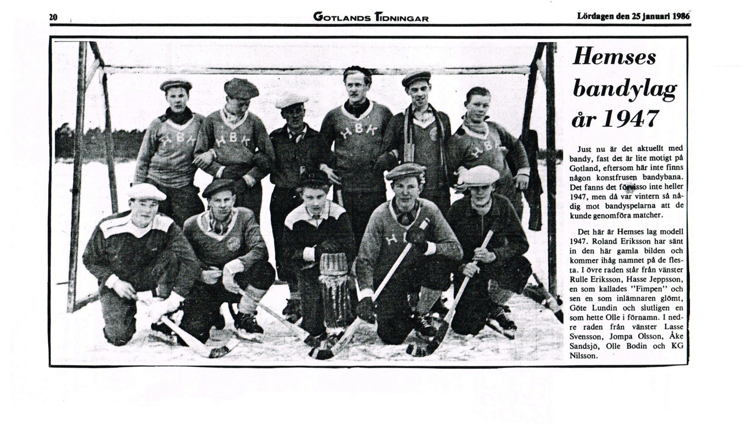 21 – Gotlands Idrottshistoriska Förening