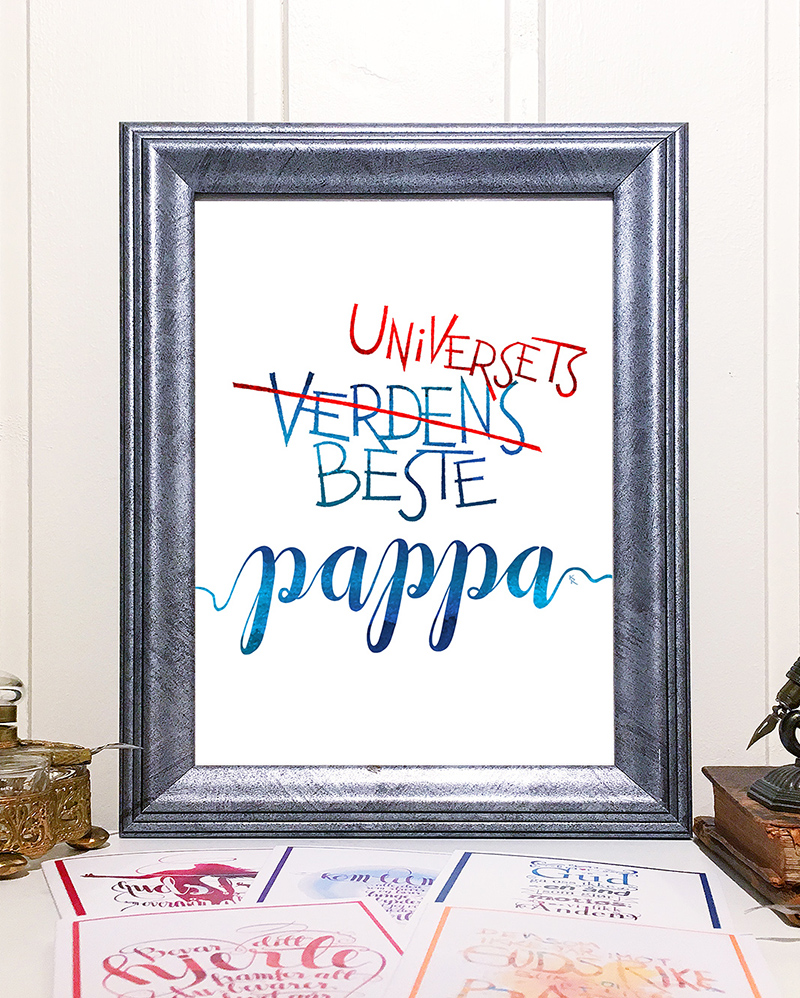 Universets beste pappa — GudsOrd Illustrasjoner