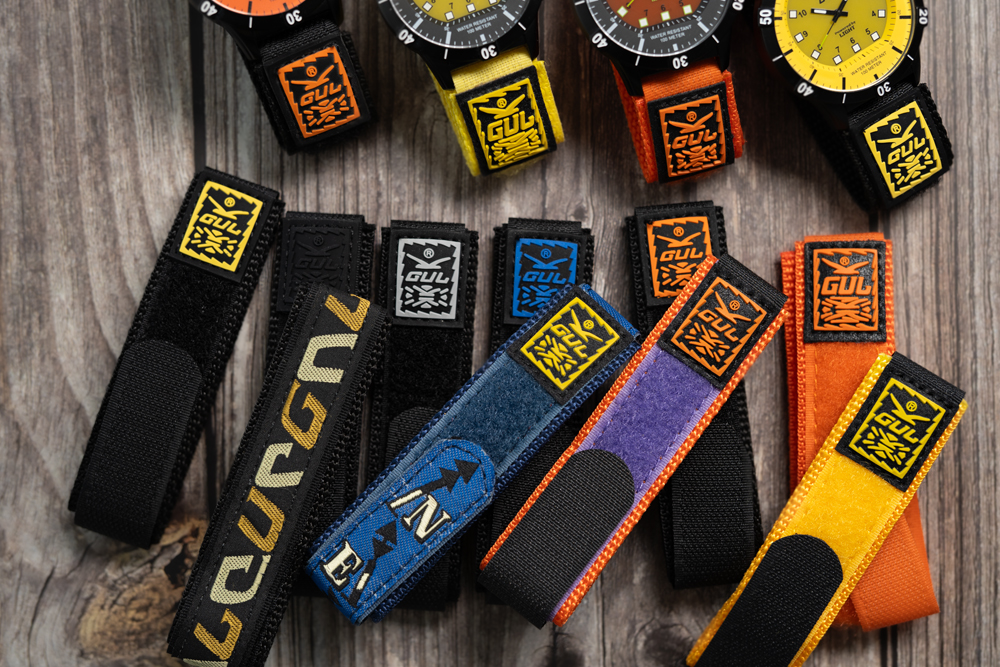 Velcro strap 18-20mm ORANGE Archives - Gulwatches