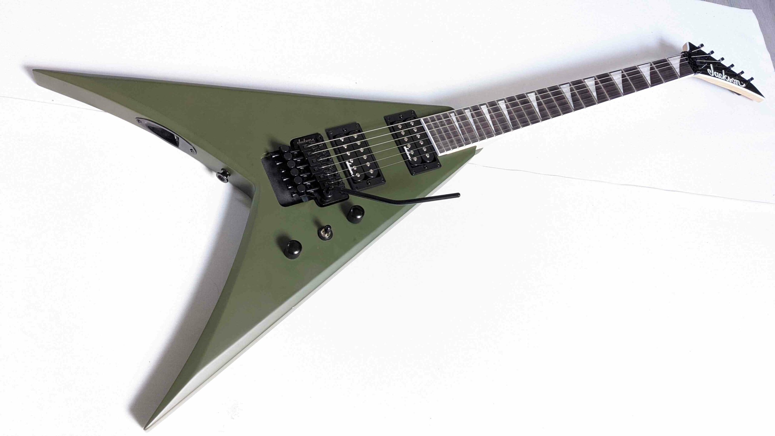 Jackson JS32 King V AH M Army Drab - Harry Guitars