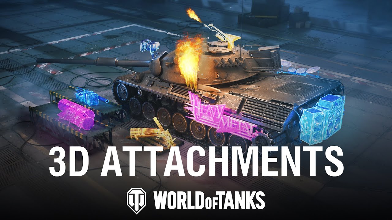 News | 3D Attachments: Customize Your Vehicle | WoT | WoT