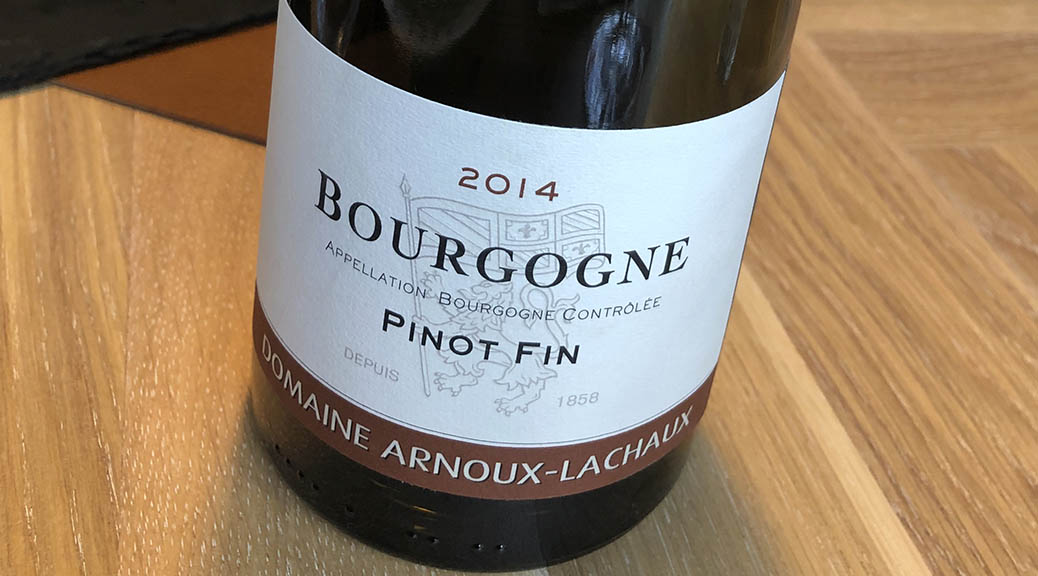 2014 Domaine Arnoux-Lachaux, Pinot Fin, Bourgogne, Frankrig - Houlbergs ...
