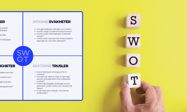 SWOT-Analyse: Gjør en effektiv SWOT, eksempler og gratis mal