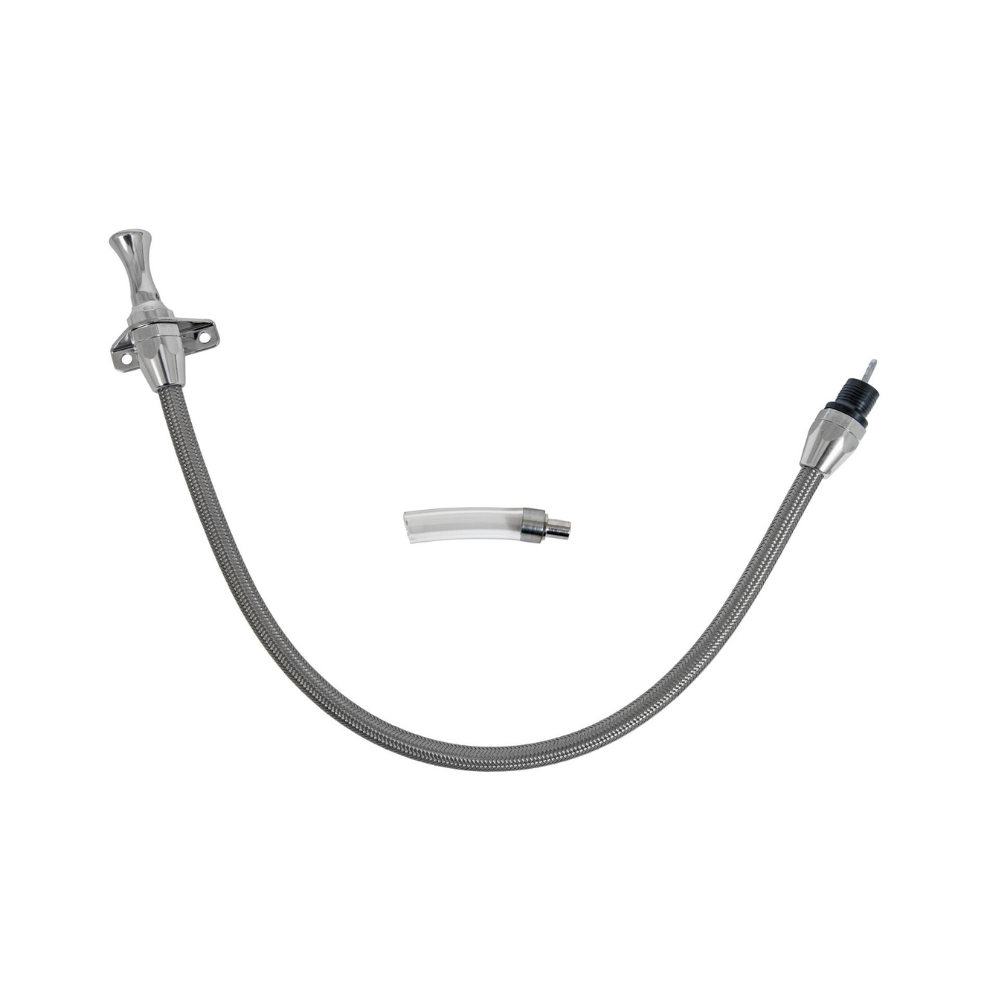 Braided Stainless Transmission Dipstick – TH350/TH400 (702201) - Jays ...