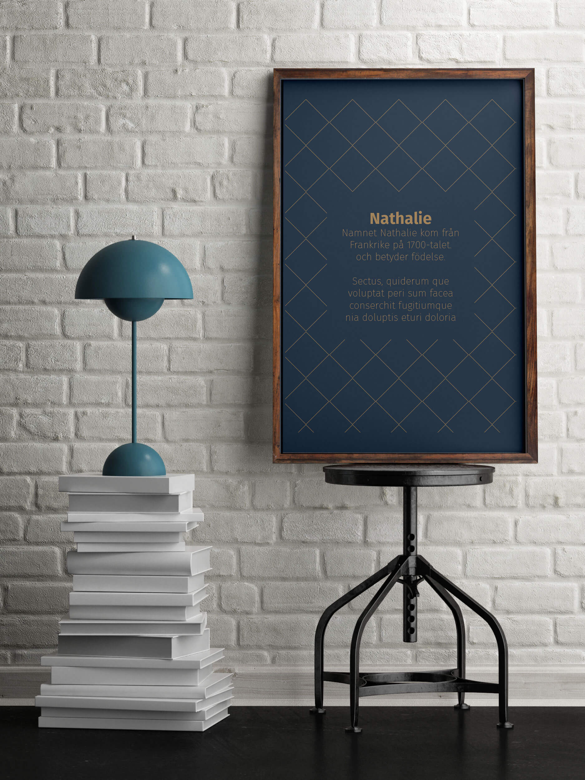 Gör en egen tavla med text | Kreativa Posters