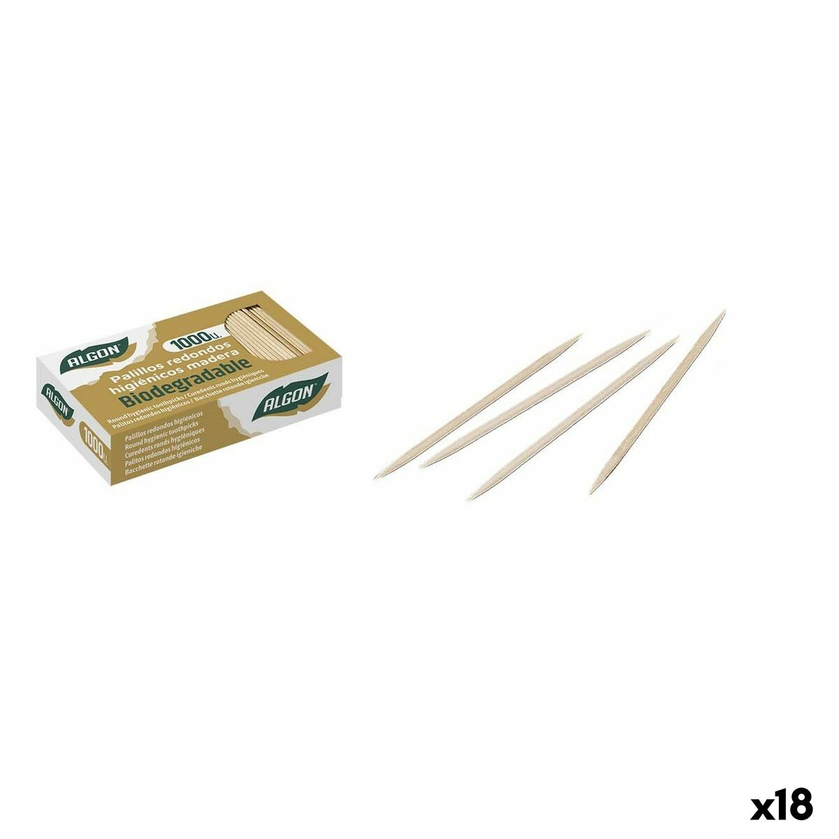 Tannpirkere Algon Tre 1000 Deler (18 enheter) | KvaliNord Tannpirkere Algon Tre 1000 Deler (18 enheter) | KvaliNord
