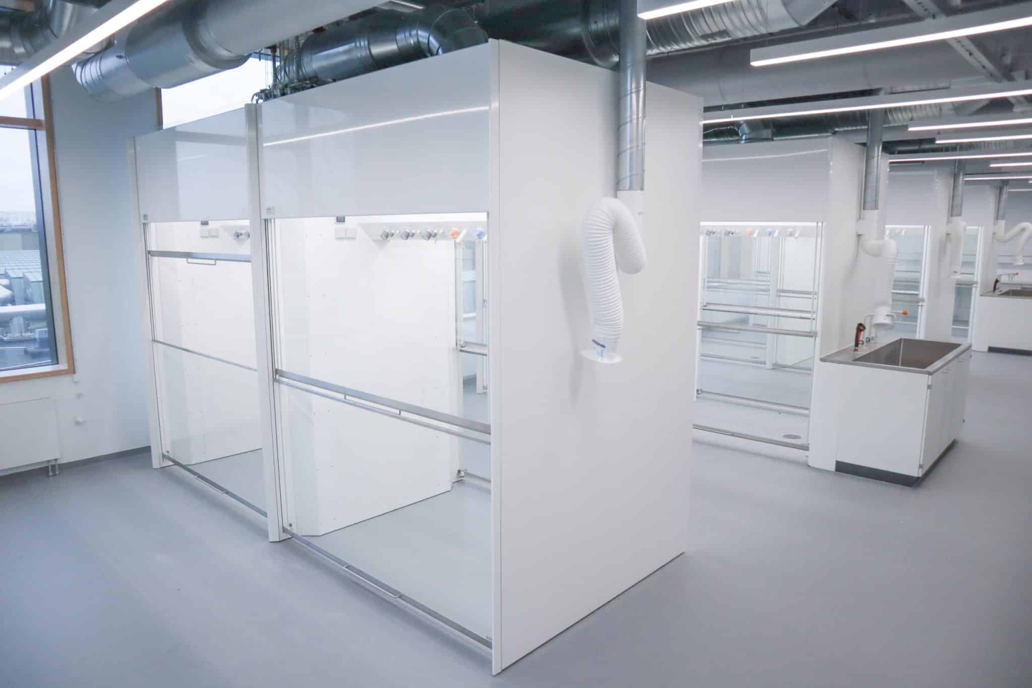 DTU Sustain project includes fume hoods for large machinery - Labflex