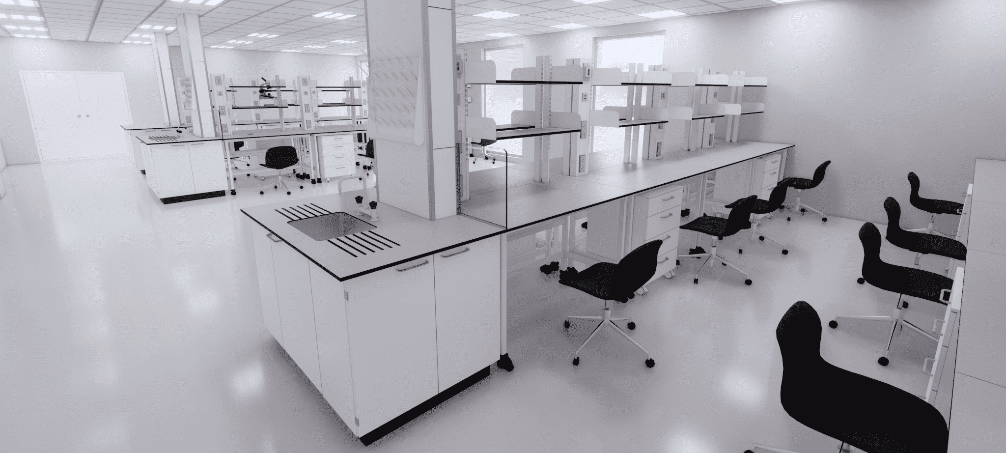 New era of laboratory layouts: working collaborative - Labflex