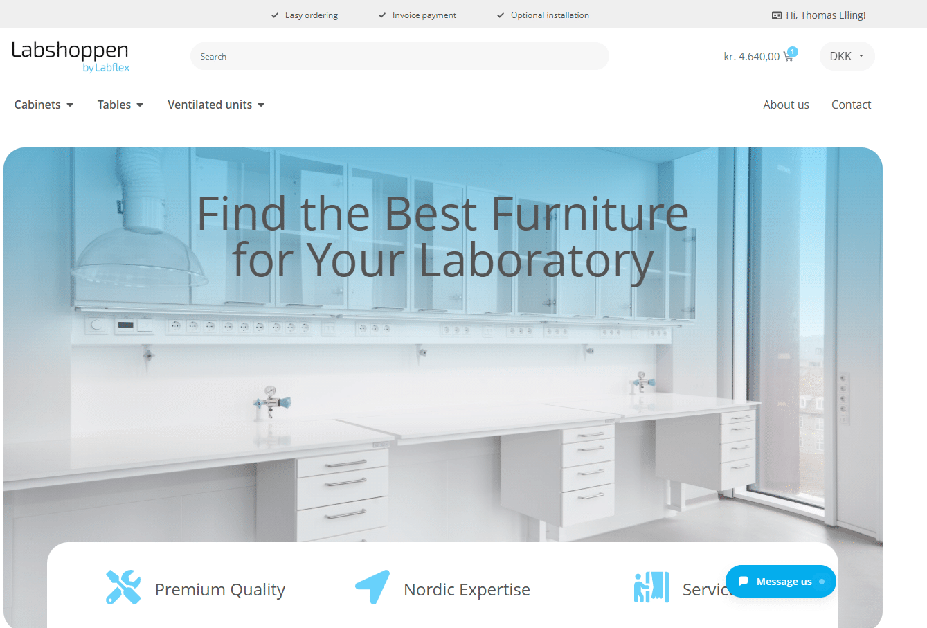 Laboratory furniture - Customized solutions - Labflex