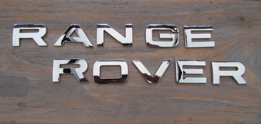 Range Rover Evoque letters | Land Rover Winkel