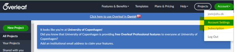 Synchronize between Mendeley & Overleaf - Learninglib