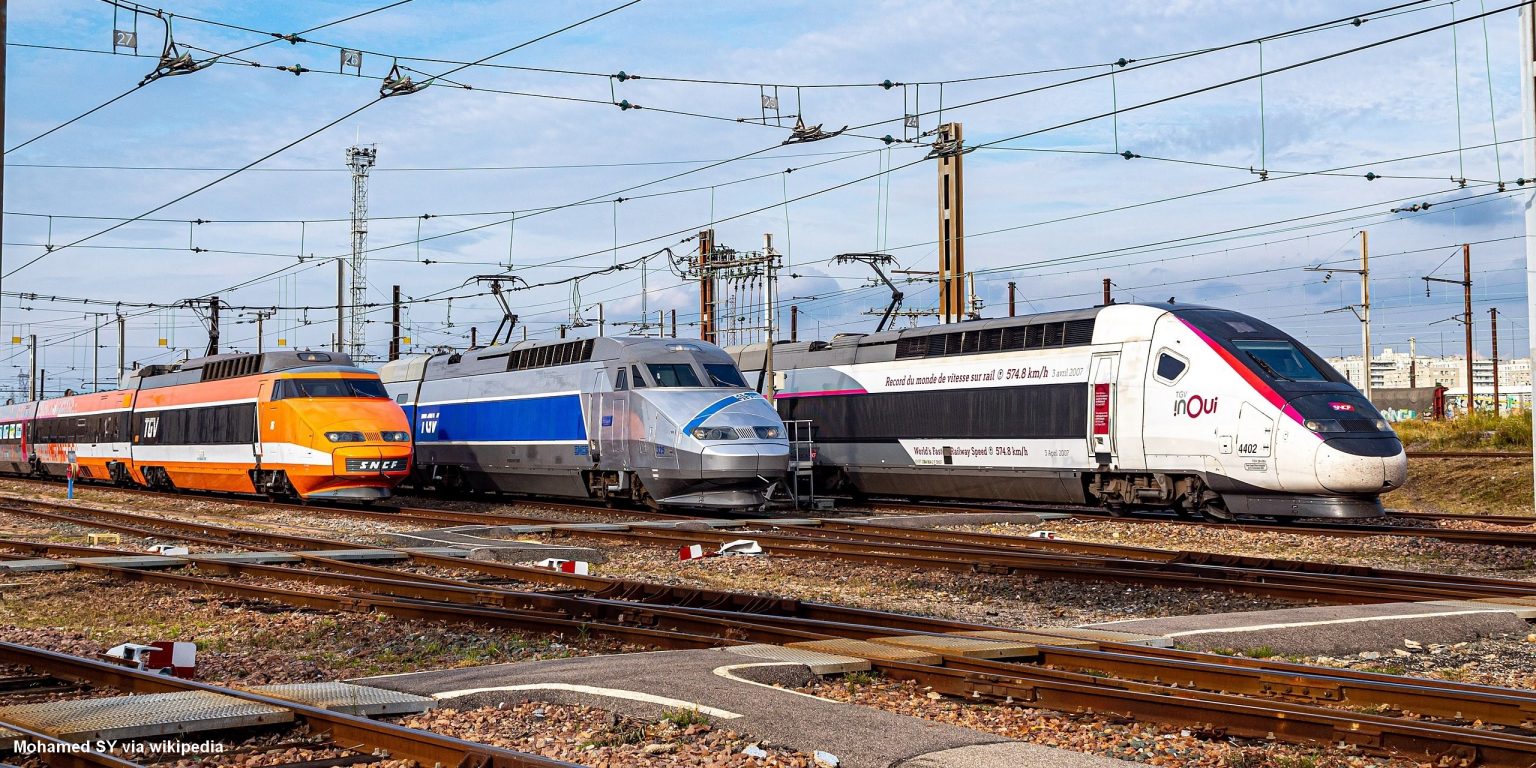 High speed train in France - The Railway dictionary of Mediarail.be