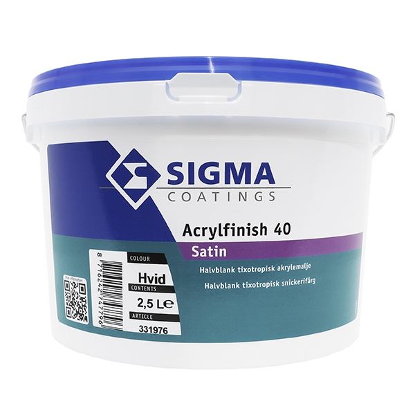 Sigma Acrylfinish 40 – Malerbutikken v/Petersen & Hundebøl