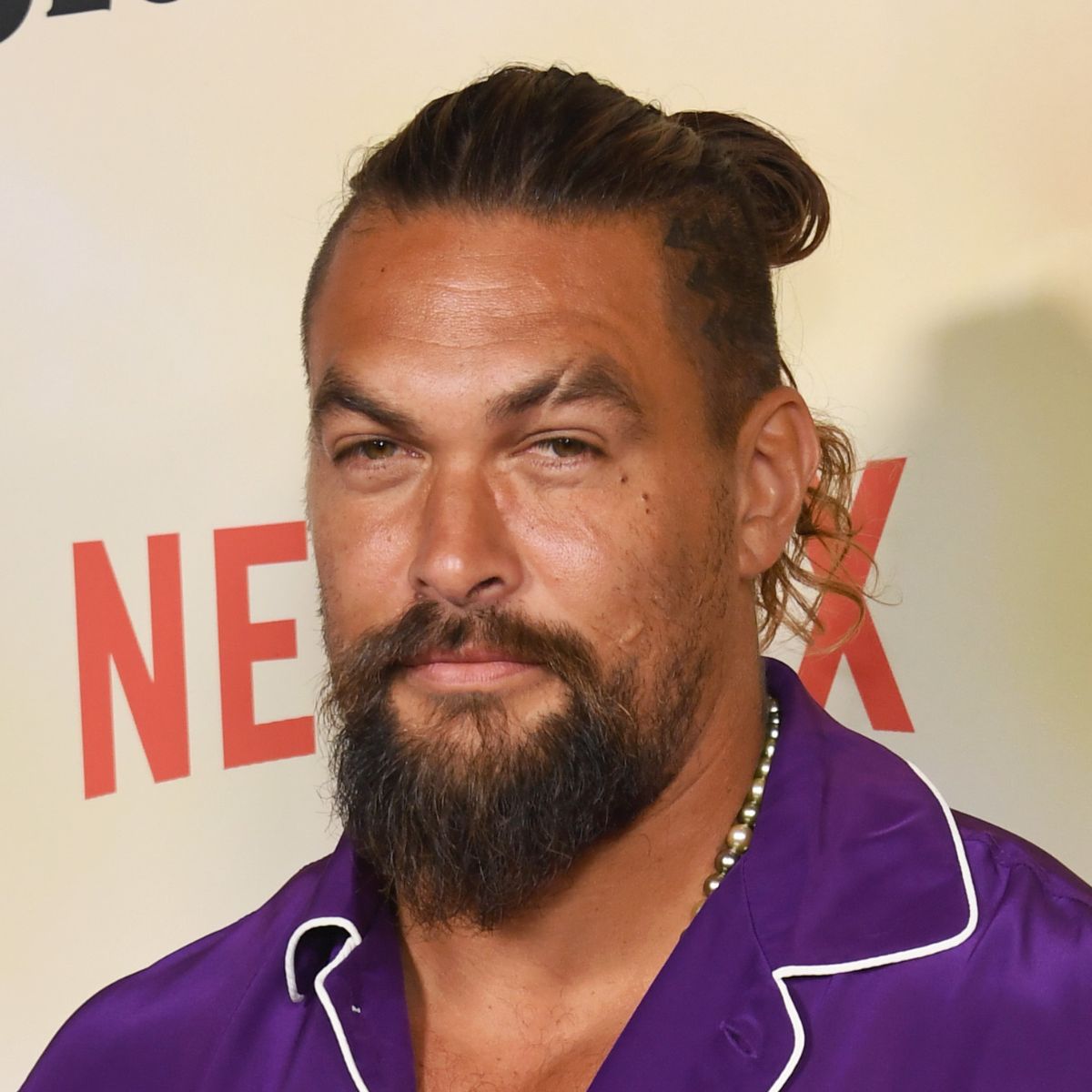 Undercut Bun Man Beard