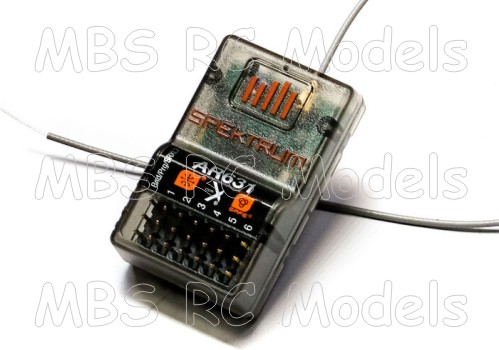 Spektrum AR631+, 6 kanaler, AS3X/SAFE, telemetri – MBS RC Models