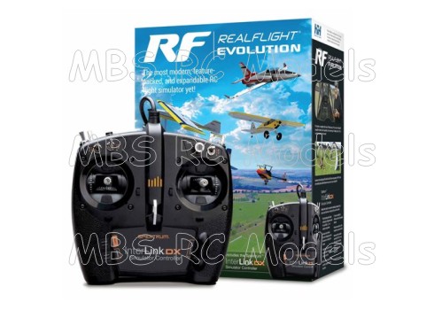Realflight Evolution med Interlink DX sändare – MBS RC Models