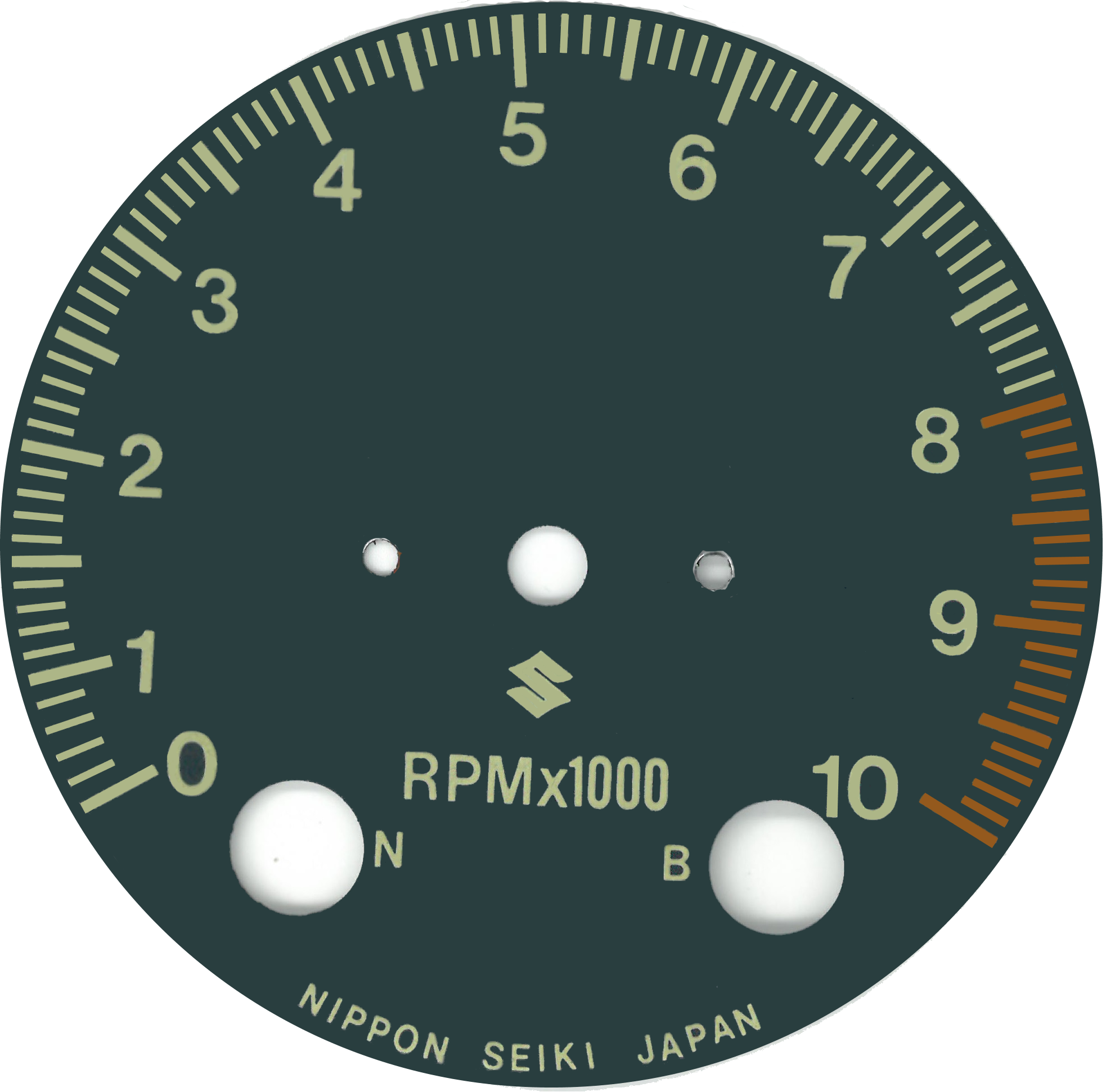 Tachometer face – Man cave & MC Restoration
