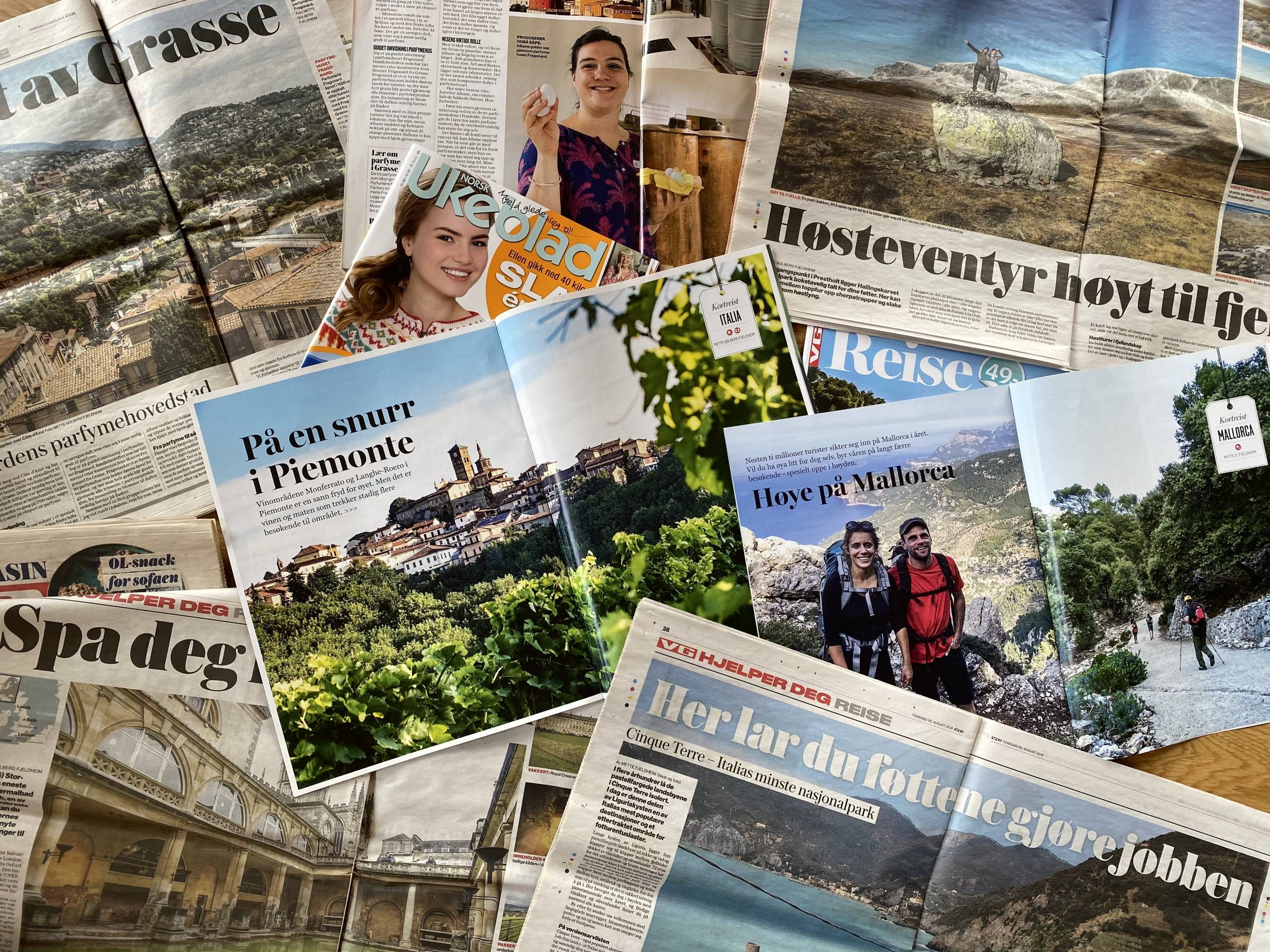Reiseartikler i norske medier - Mette S. Fjeldheim