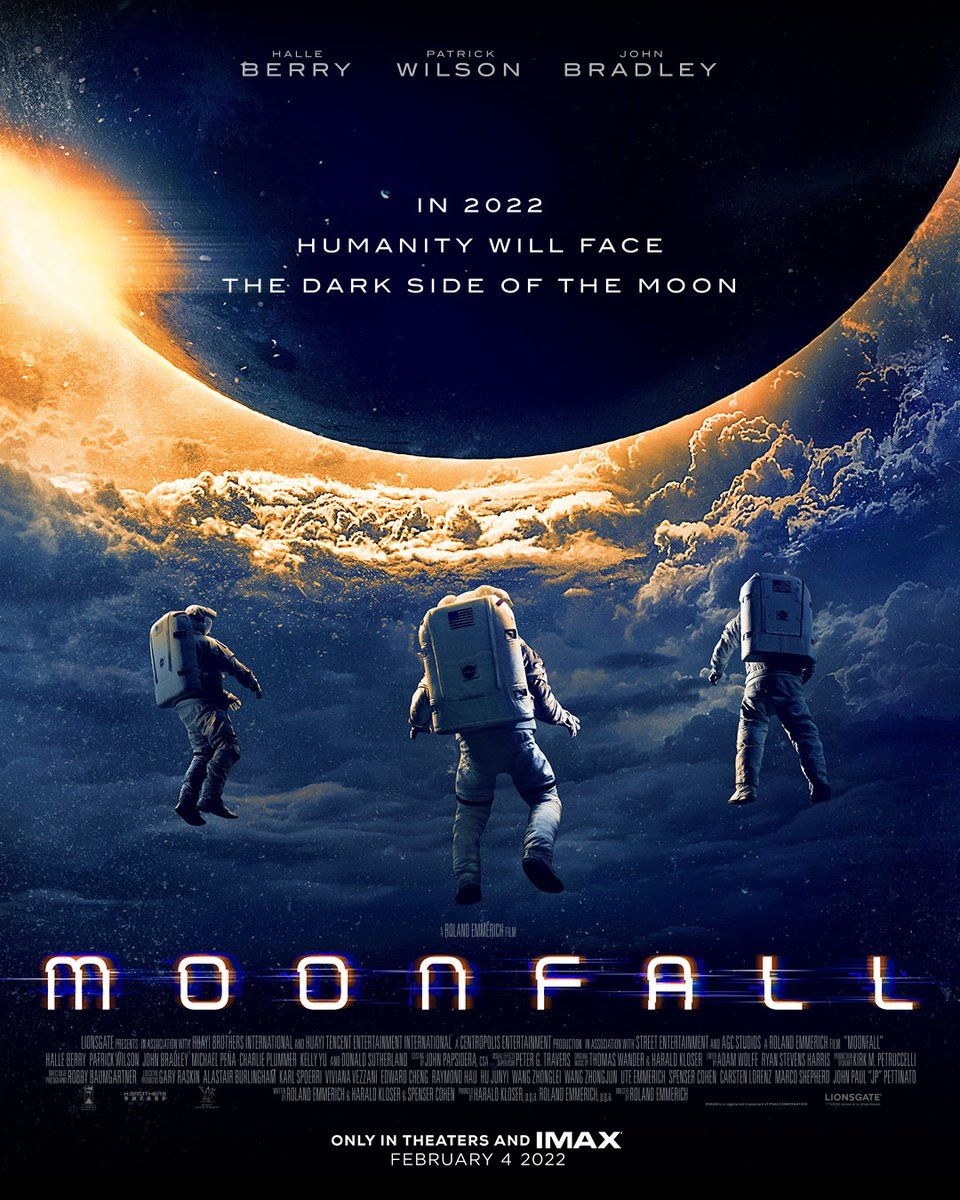 Ny poster til katastrofefilmen 'Moonfall' - Movieview.dk