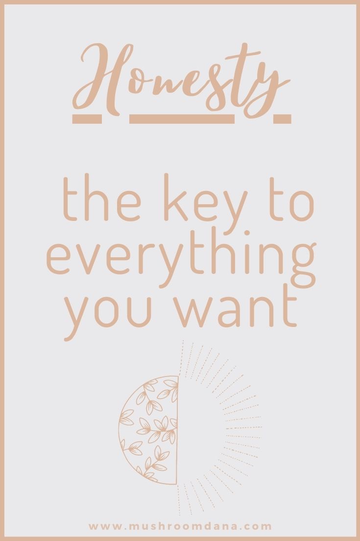 Honesty, the key to everything you want. Are you honest with yourself ...