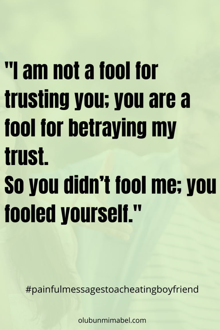 22 Painful Messages to a Cheating Boyfriend: Hurt Him With Words ...