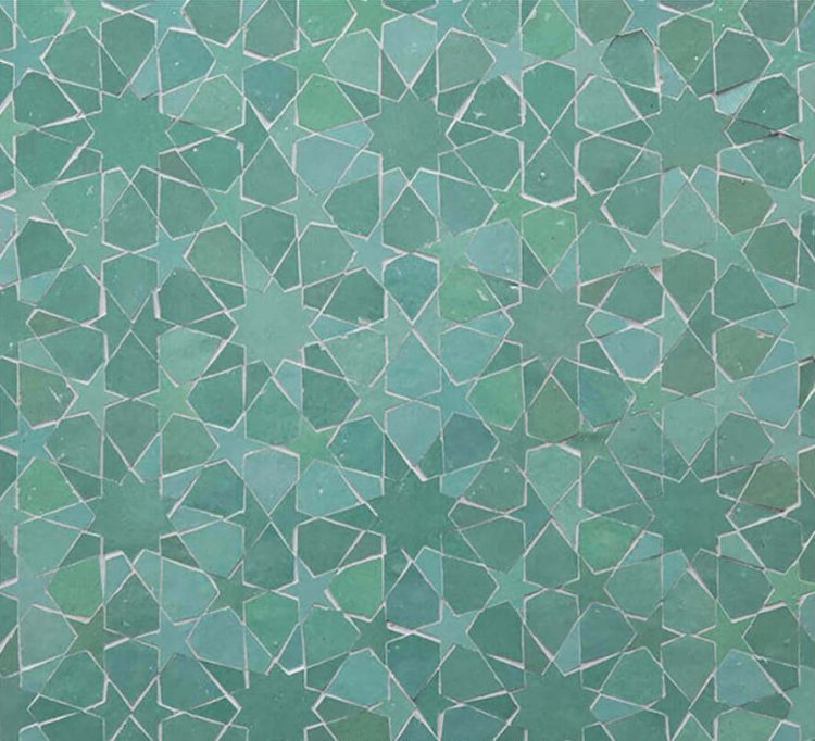 Zellige Casablanca Pattern 10 - Opus Artis