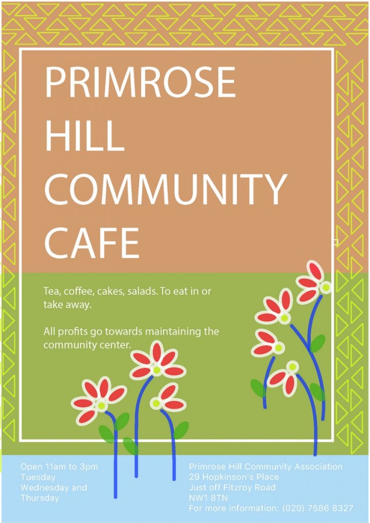 Community Cafe – Primrose Hill Community Association
