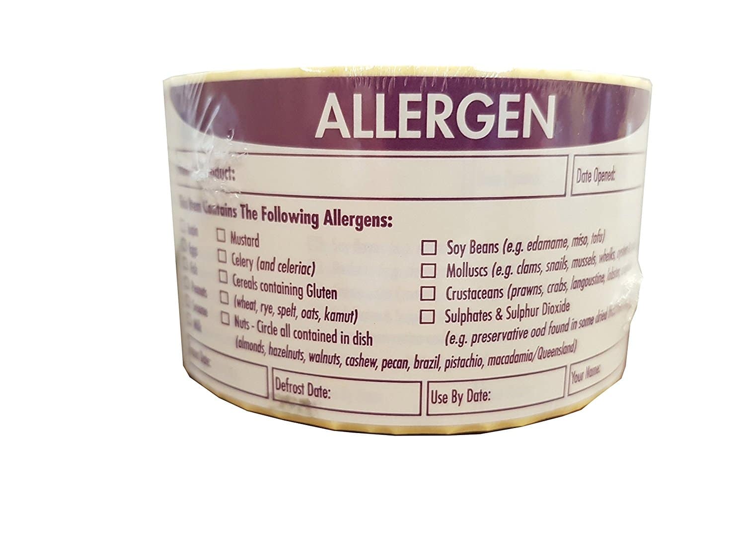 Allergen Labels - PH Labels