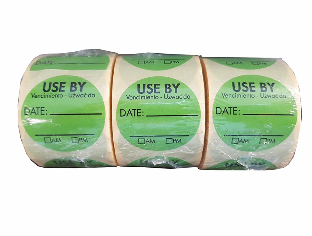 Use By Food Labels / Food Safety Labels - PH Labels