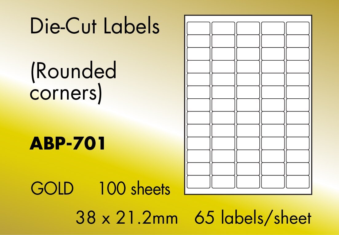 Gold and Silver Sticky Labels - PH Labels