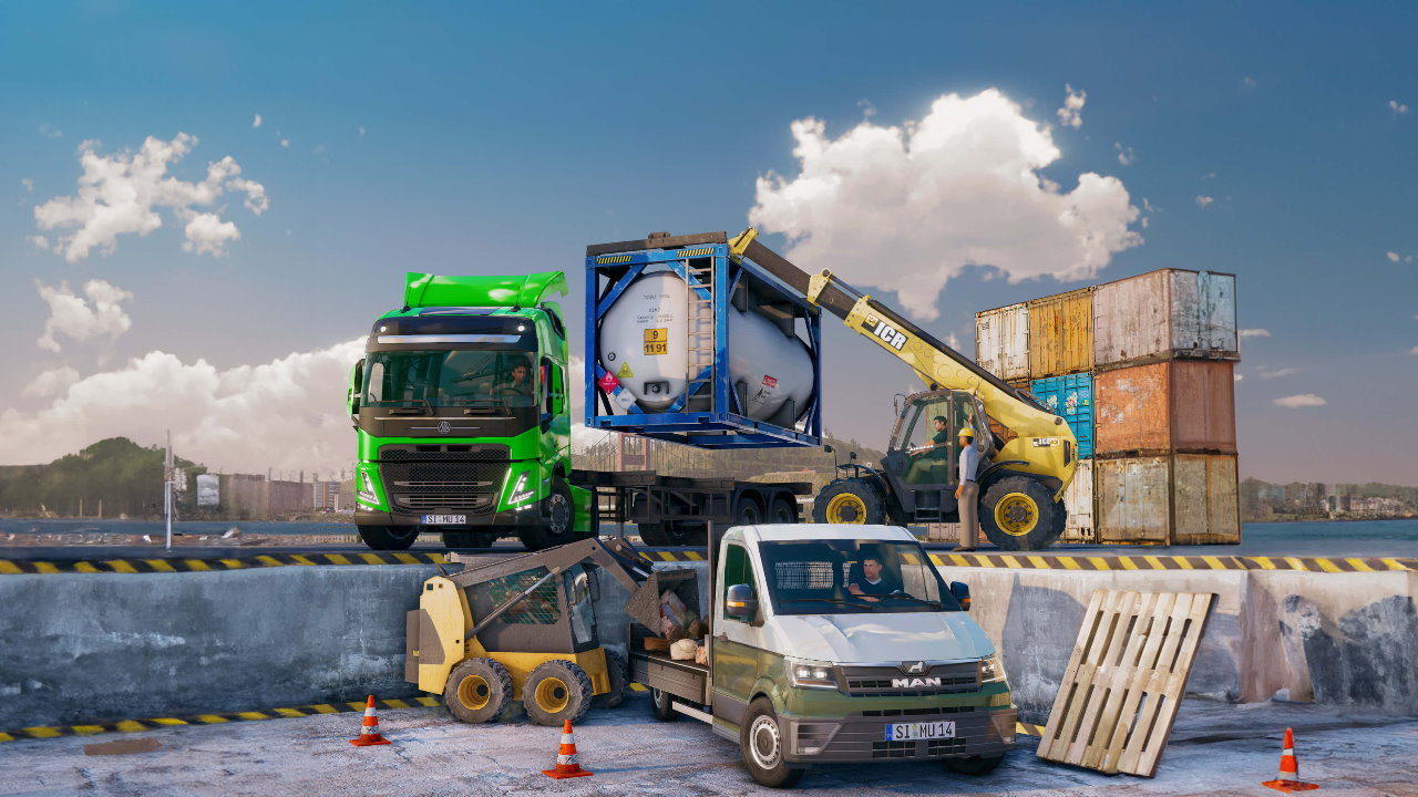 Truck & Logistics Simulator Enhanced Driving Update: Realistische ...