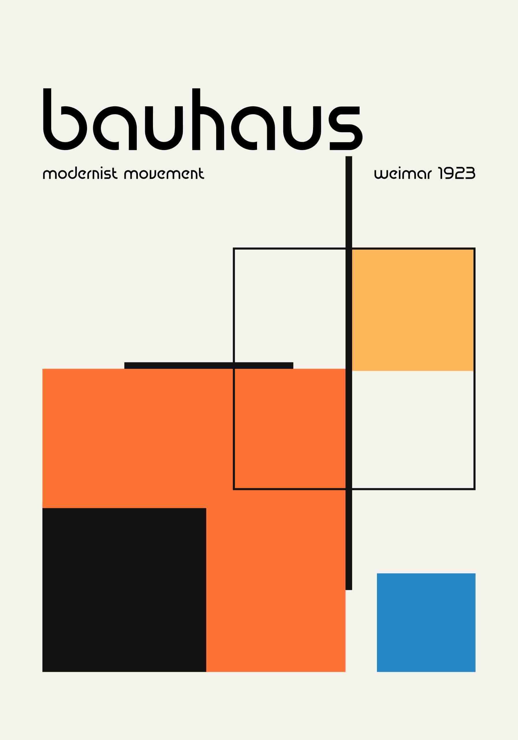 Bauhaus Design Poster | Posterbutiken