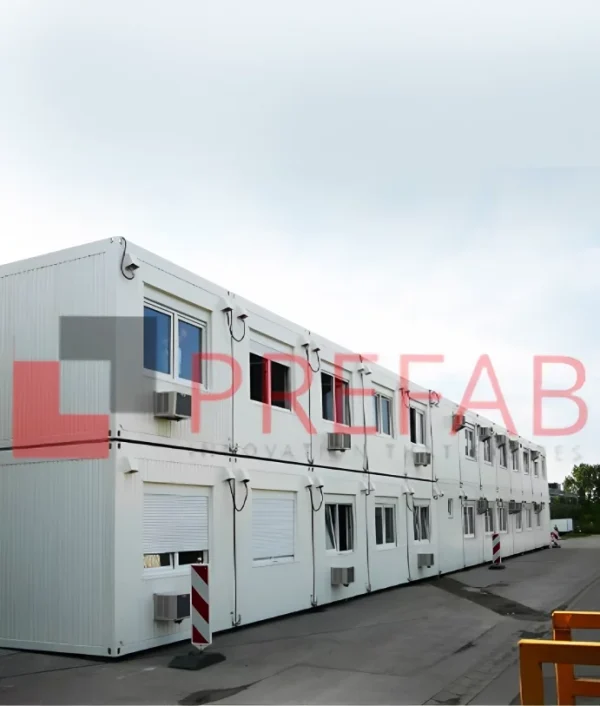 Flat pack G+1 Accommodation containers PB46 - Prefab