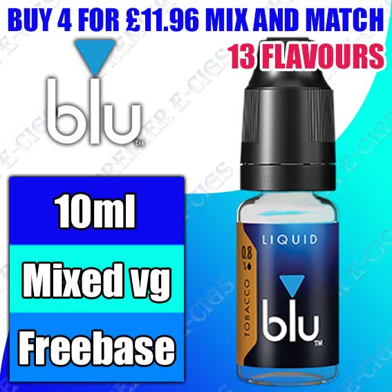 blu E Cigarettes and Flavours - Premier E-Cigs
