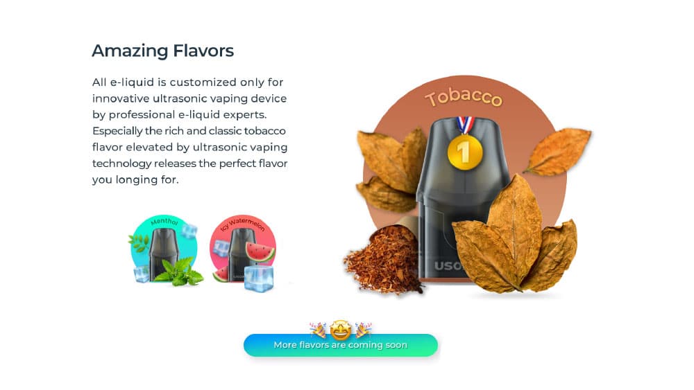 Usonicig Chic Replacement Pods - Premier E-Cigs