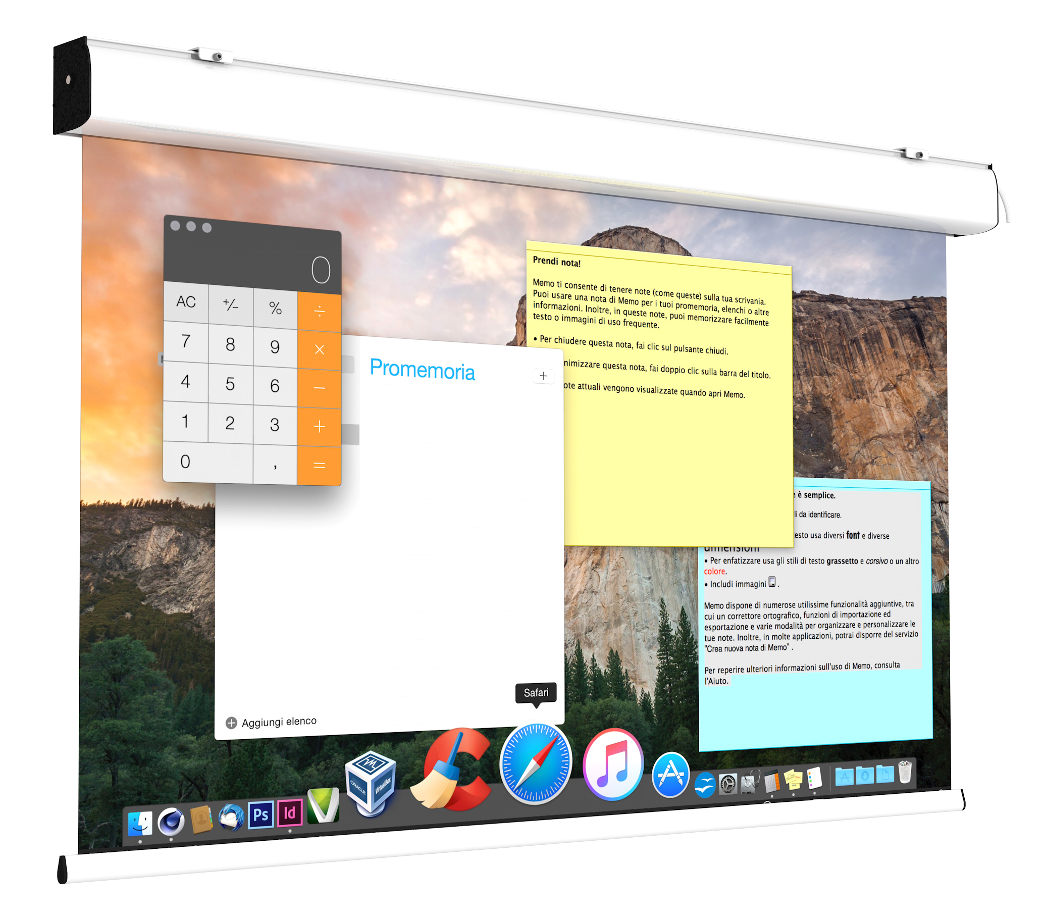Electric projection screen, COMPACT (300x187cm) - PSRIG.com