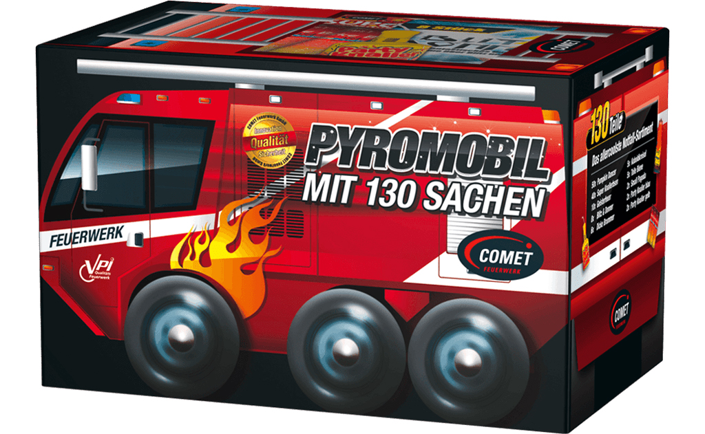 Pyromobil - Pyromaster-Feuerwerk vom Pyrotechniker-Premium Feuerwerk