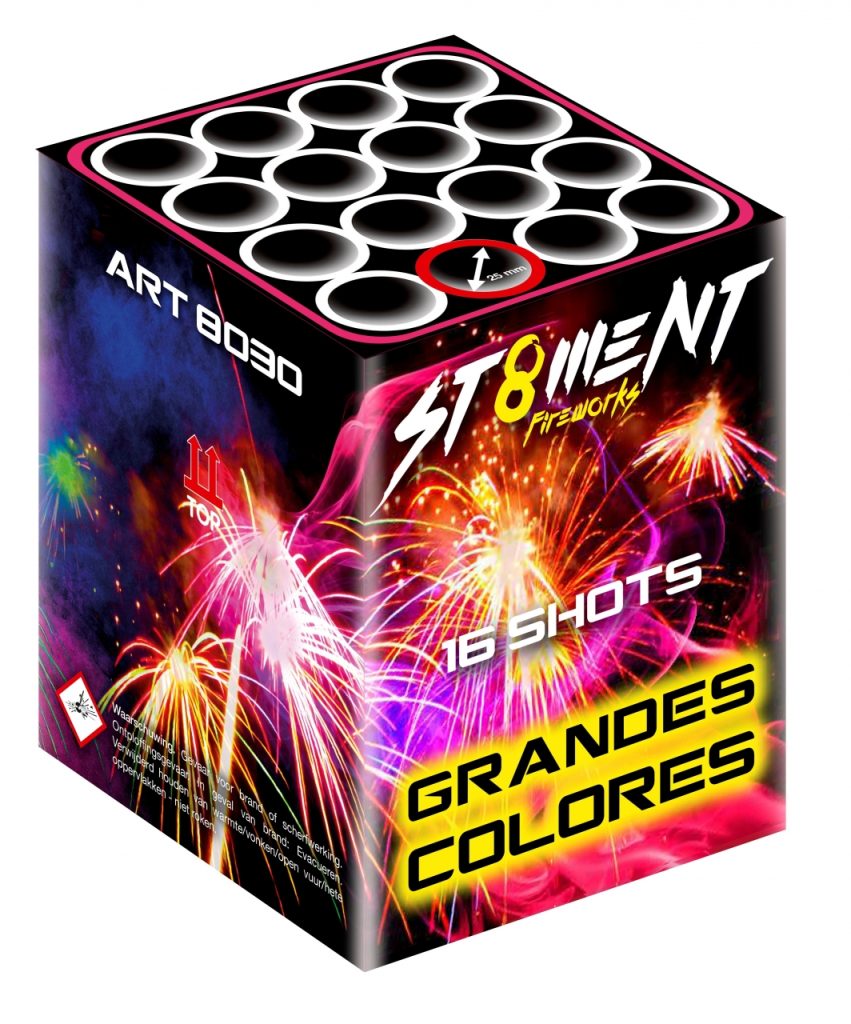 Grandes Colores - Pyromaster-Feuerwerk vom Pyrotechniker-Premium Feuerwerk