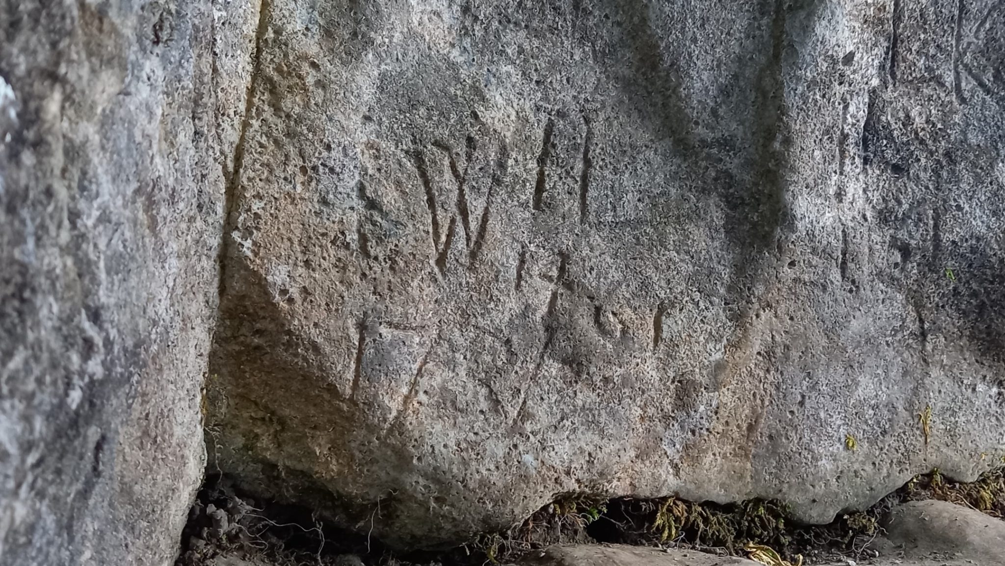 A 15th century inscription at Dead Man’s Cave, Giggleswick in the ...